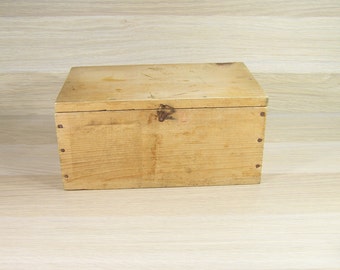 Rustic wooden box | Etsy