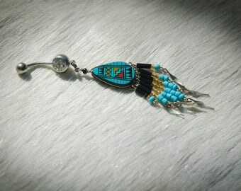 Western belly ring | Etsy