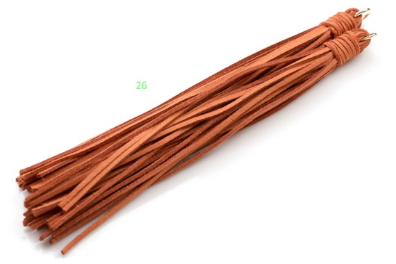 2 Pcs Suede TASSEL Tassles High Quality 7.5 inches by beadboat1
