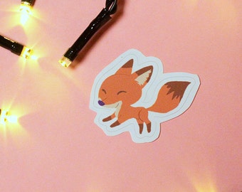 Fox sticker | Etsy