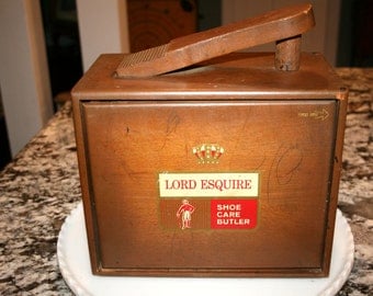 Shoe shine box | Etsy