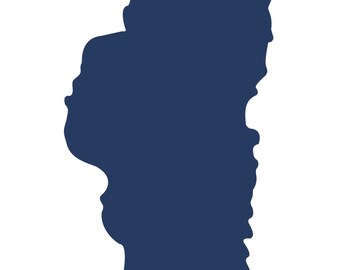 Lake tahoe shape | Etsy