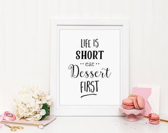 Eat dessert first | Etsy