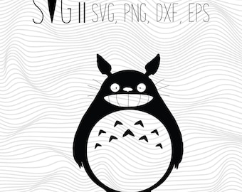 Totoro silhouette | Etsy