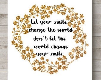 Let your smile | Etsy