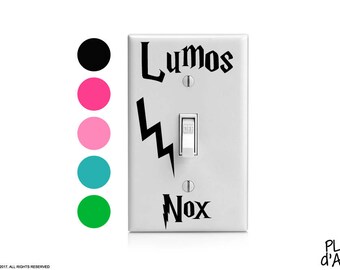Light switch decal | Etsy