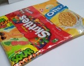 Recycled Gifts Pencil Cases Candy Wrapper Purses by trashbaggs