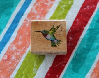 Hummingbird stamp | Etsy