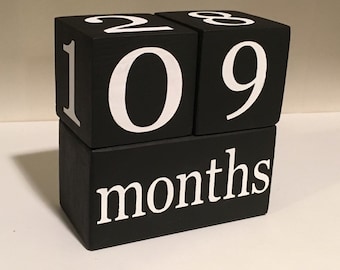 Milestone blocks | Etsy