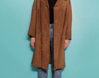 Suede coat | Etsy