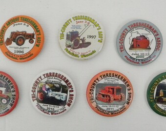 Tractor buttons | Etsy