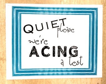 Classroom quiet sign | Etsy