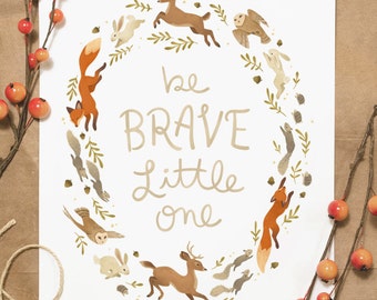 Be brave little one | Etsy