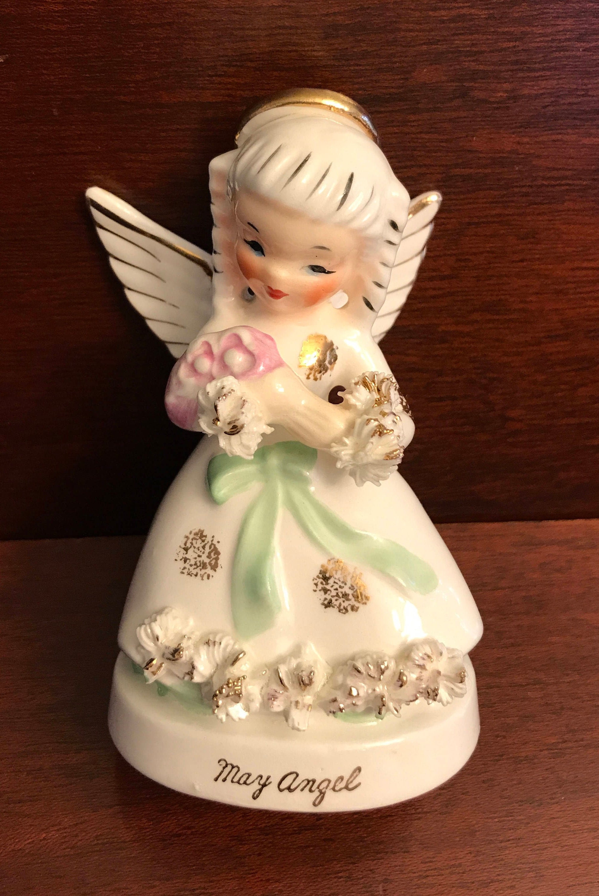 Angel Figurine, May Angel Figurine by Napco of Japan, collectible angel ...