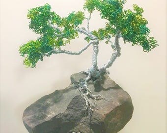 Wire bonsai tree | Etsy