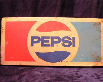 Metal pepsi sign | Etsy