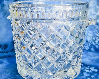 Crystal ice bucket | Etsy