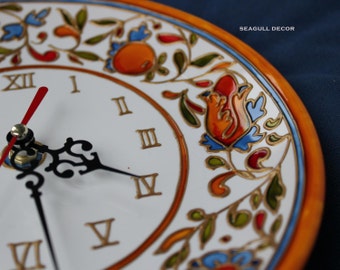 Ceramic clock | Etsy