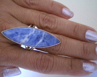 Sodalite ring | Etsy