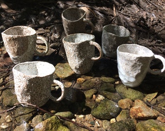 Items similar to Rustic Carved Coffee Mug on Etsy
