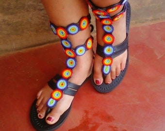 African sandals | Etsy
