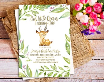 Nature invitations | Etsy