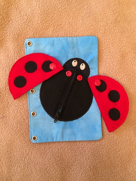Ladybug Quiet Book Page Busy Book Quiet Activities for