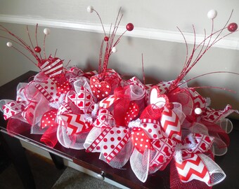 Heart centerpiece | Etsy