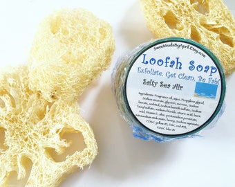 Loofah soap | Etsy