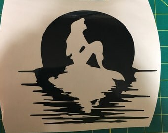 Little mermaid decal | Etsy