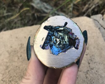Items similar to Large Bismuth Crystal Sculpture "Against the Grain ...