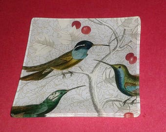 Hummingbird plates | Etsy