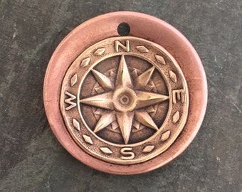 Unique engraved compass related items | Etsy