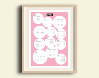 Dorm calendar | Etsy
