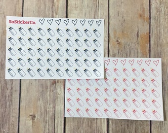 Baby bottle stickers | Etsy