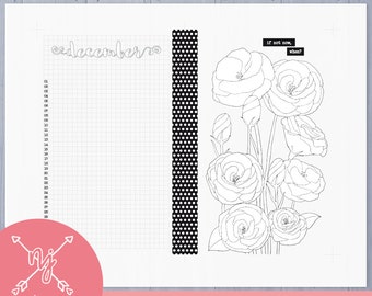 Mini coloring book | Etsy