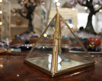 Glass pyramid | Etsy