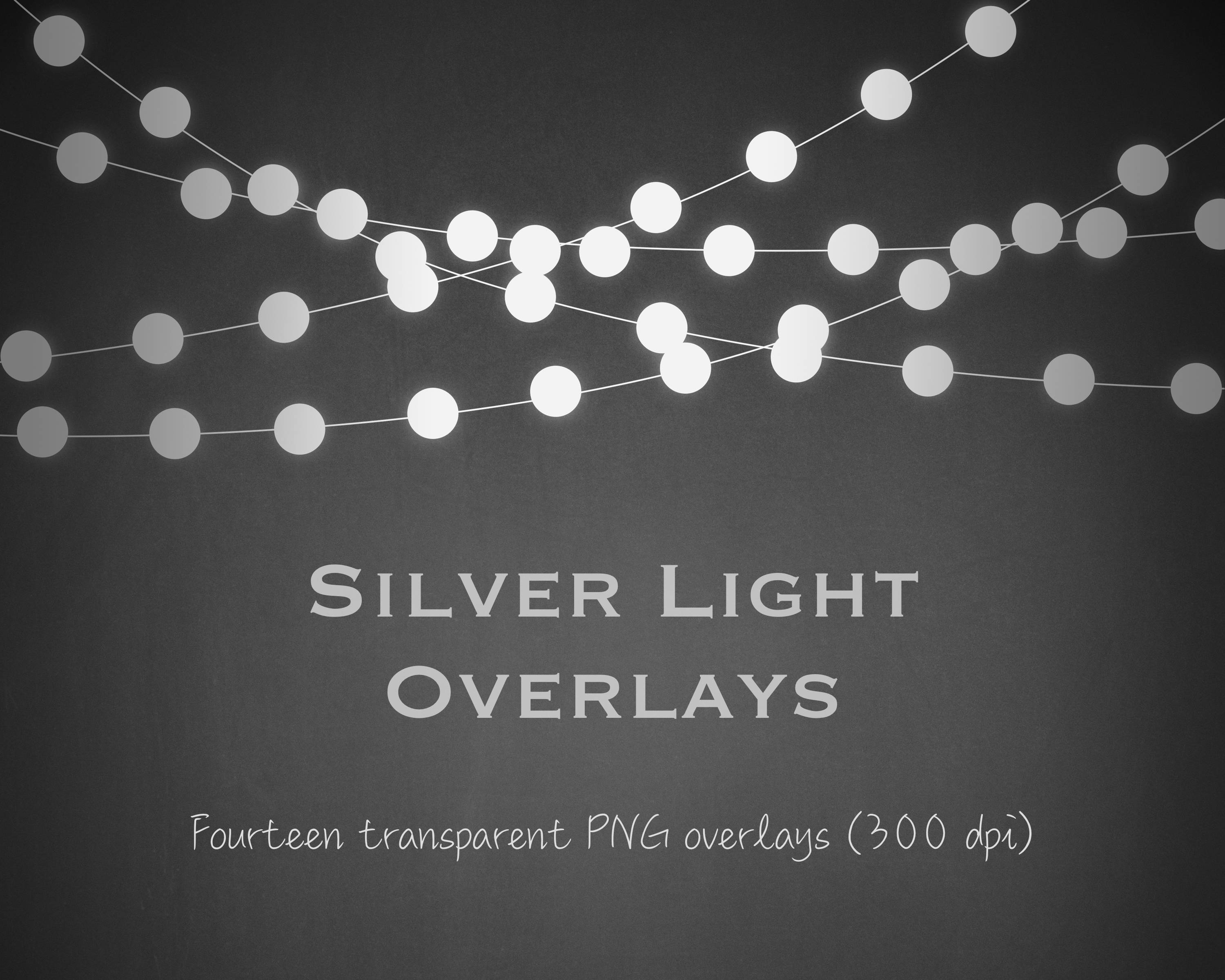 Silver light overlays Silver light borders silver light