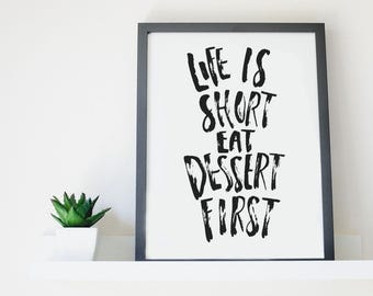 Eat dessert first | Etsy