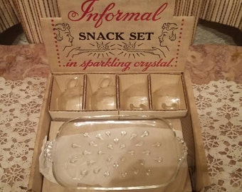 1950s snack set | Etsy