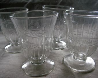 Footed glasses | Etsy
