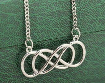 Infinity necklace | Etsy