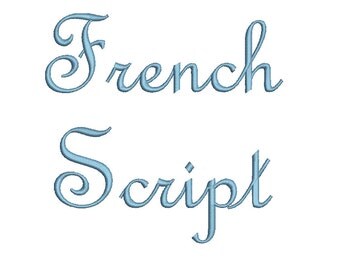 French script | Etsy