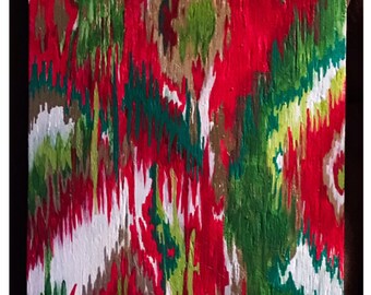Ikat painting | Etsy