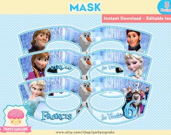 Frozen masks | Etsy