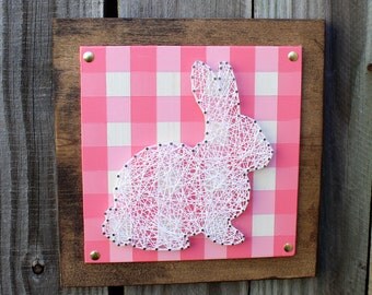 Bunny string art | Etsy