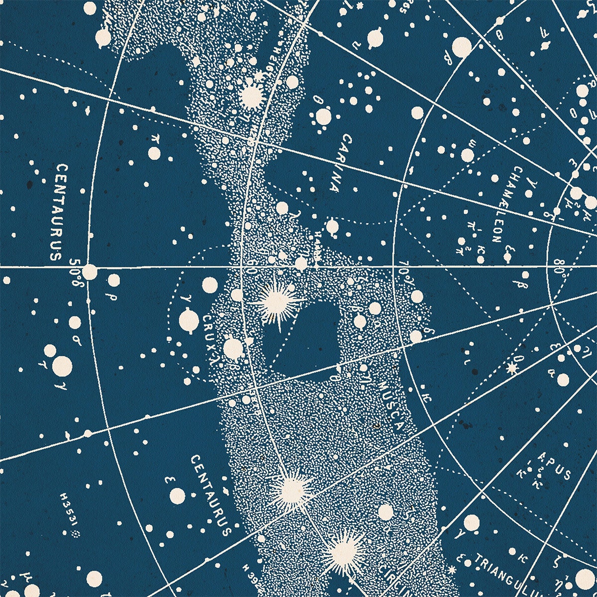 Star Map Star Chart Constellation print Constellation map