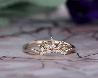 V shaped ring | Etsy