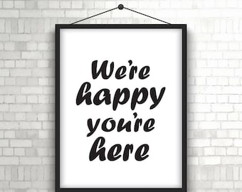 Happy you're here | Etsy