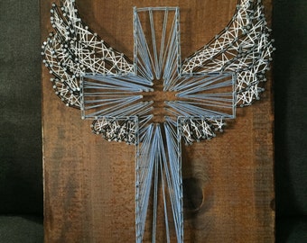 Cross string art | Etsy